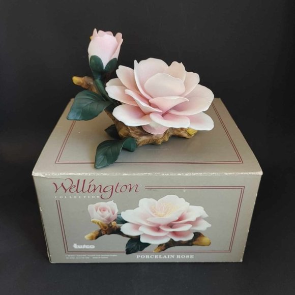Tusco | Accents | Vintage Wellington Collection Pink Porcelain Rose ...